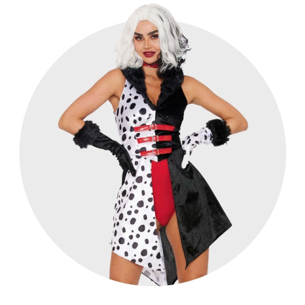 Cruella and 101 Dalmatians Halloween Costumes – Costumes Online