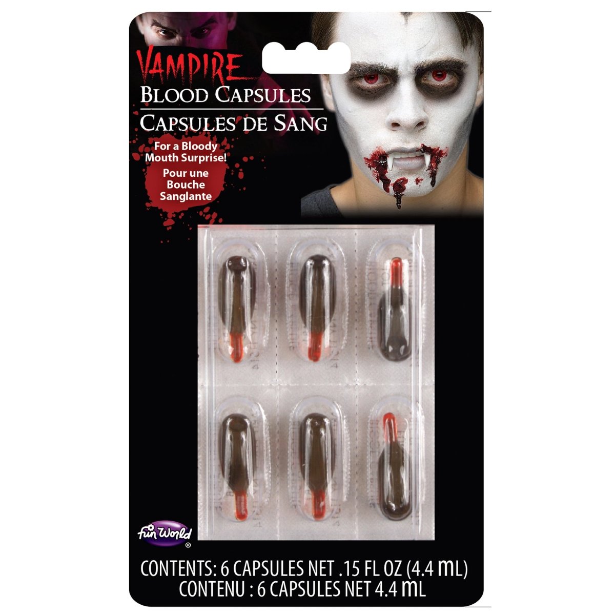 Blood Capsules, 6 Count – Costumes Online